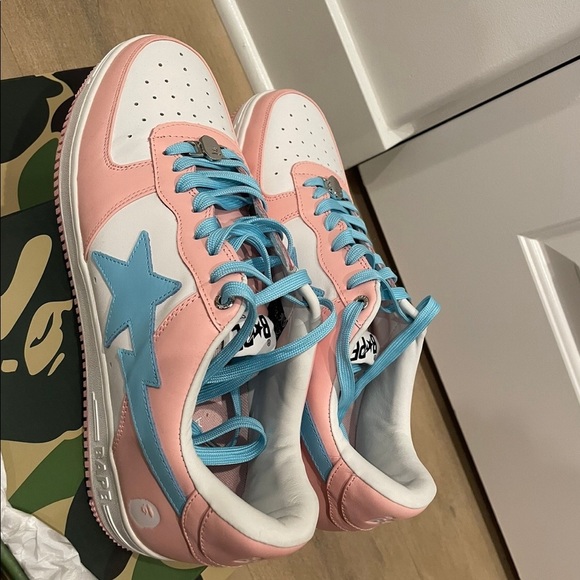 Bape | Shoes | Bapesta Pastel Pink | Poshmark